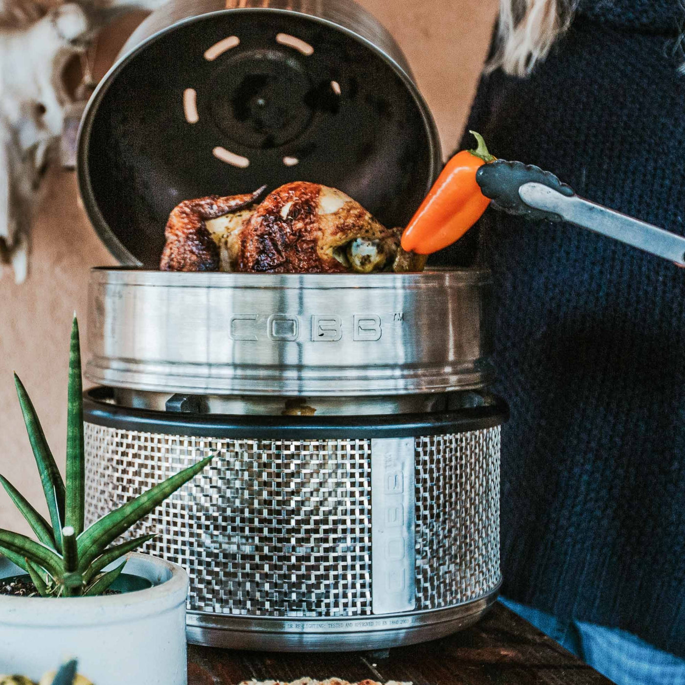 COBB Grill Aus || Dome Extension & Chicken Roasting Stand