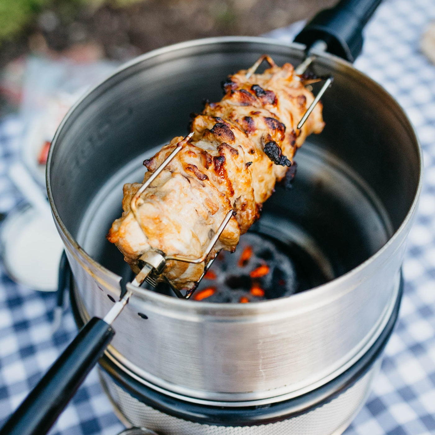 Rotisserie & Dome Extension || COBB Grill Australia
